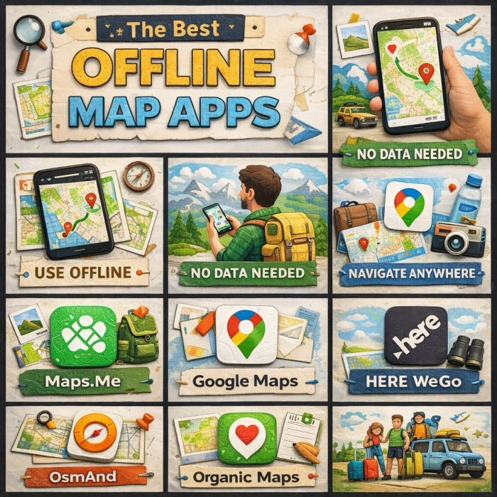 The 8 Best Offline Map Apps for Traveling Without Data | Maps and Locations